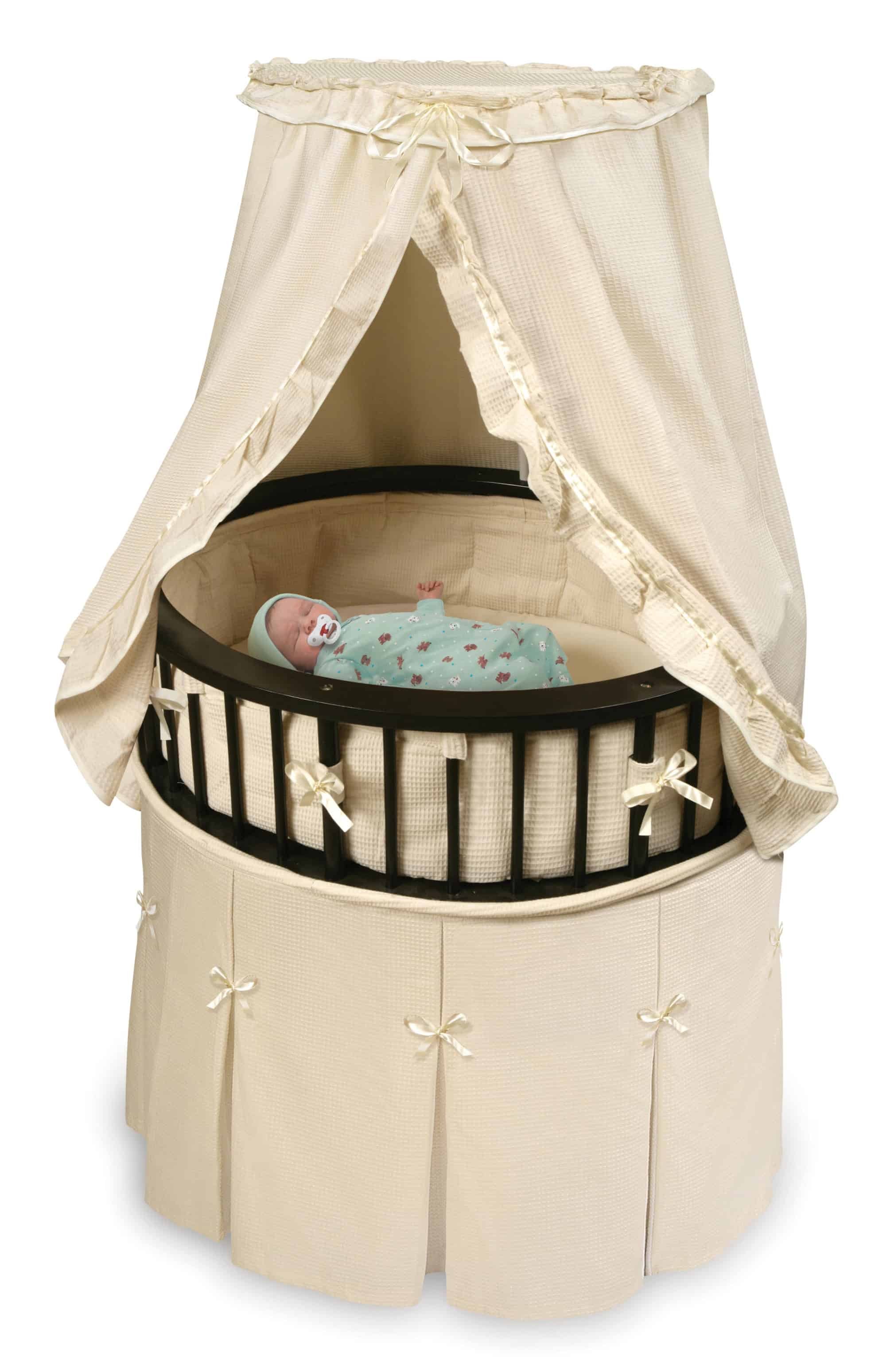 Oval Baby Bassinet with Canopy - Elite | Order Now – NovaCrib